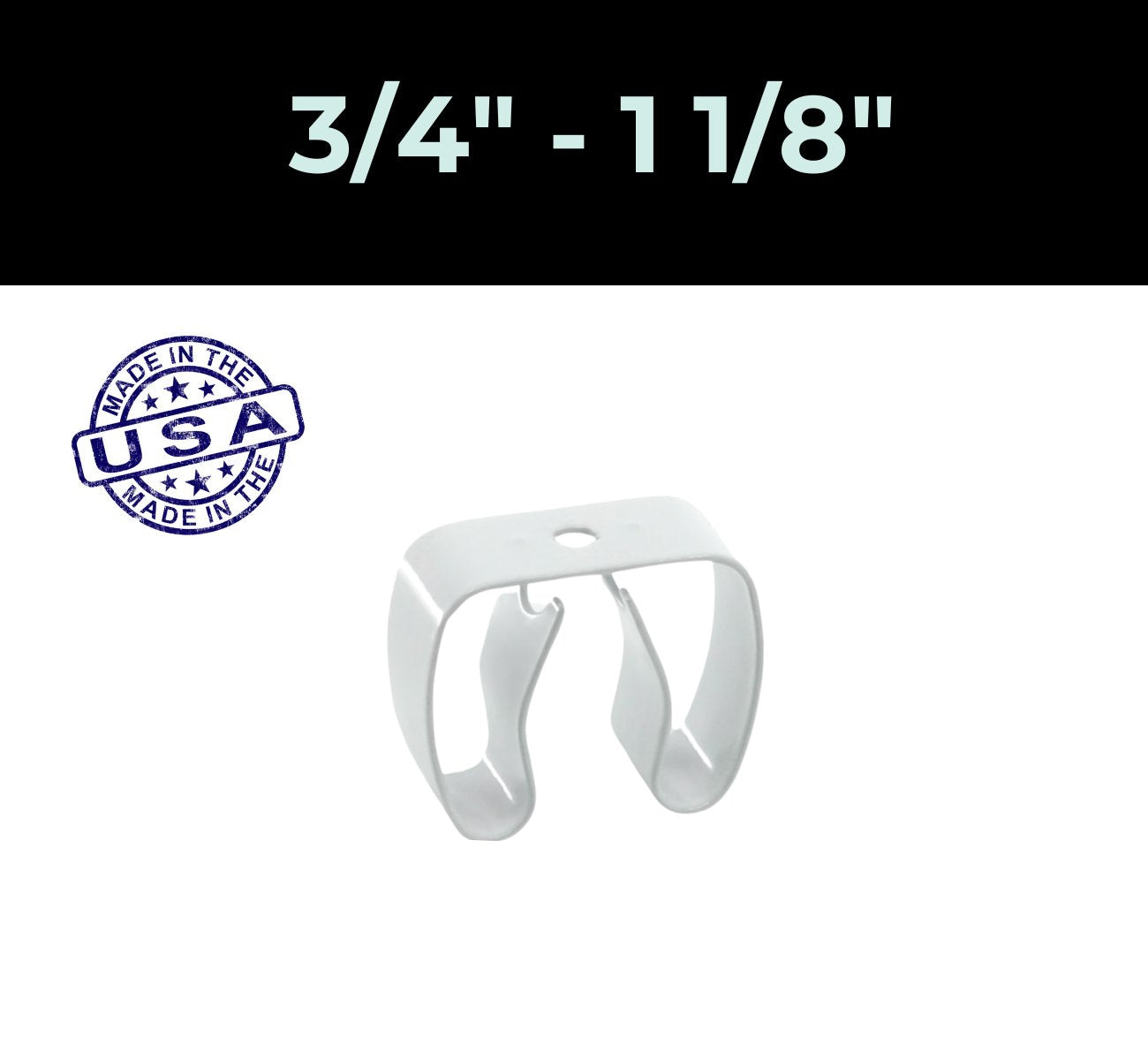 Gripper Clips | 3/4" - 1 1/8"