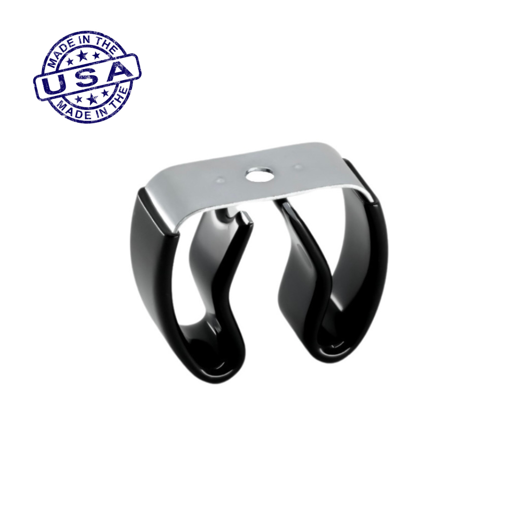 Spring Steel Gripper Clip - Half Vinyl Coated - 3/4"-1 1/8 (#225-HL)